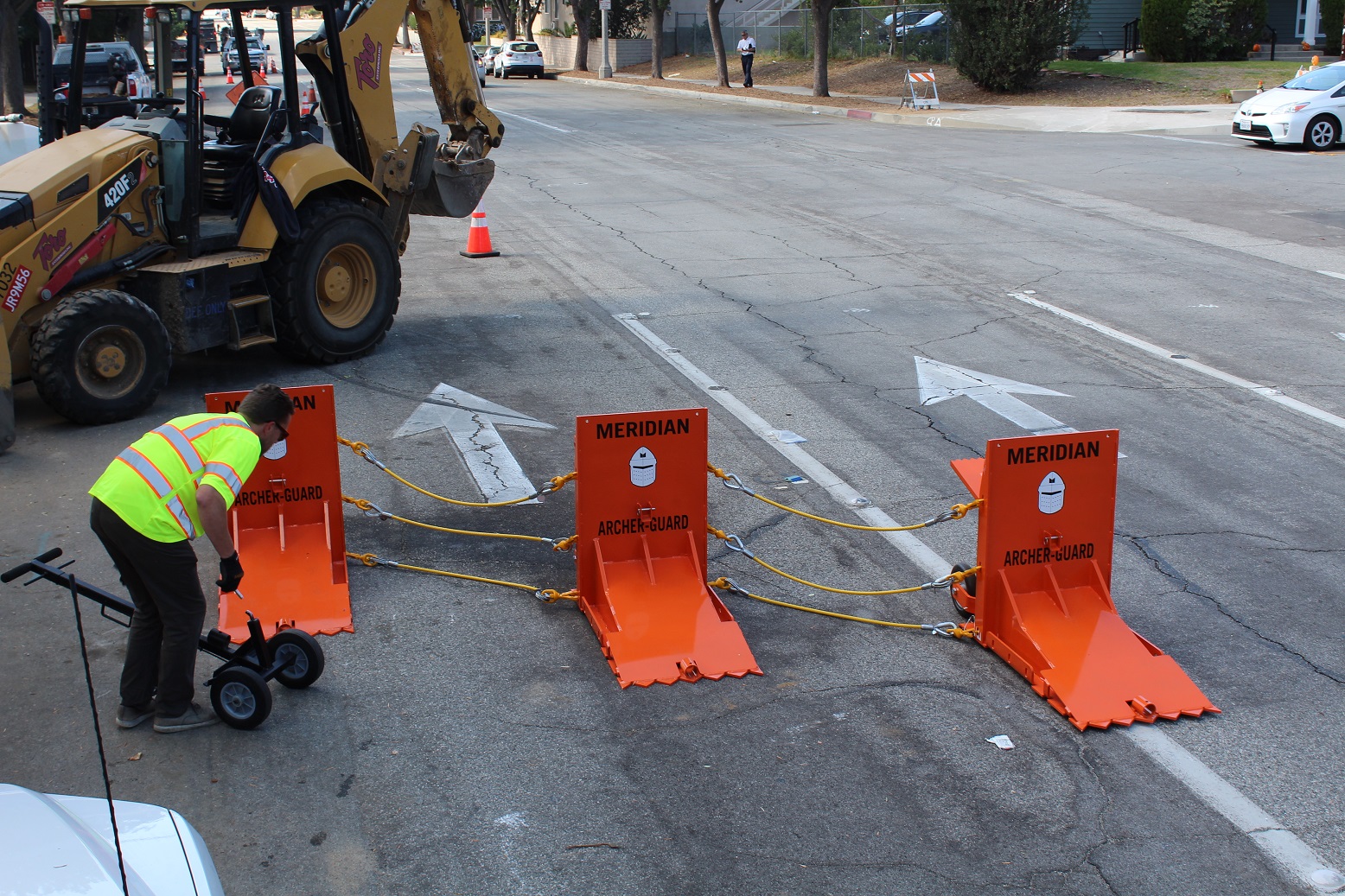 Archer Guard: Reusable Crash Barrier for Work Zones